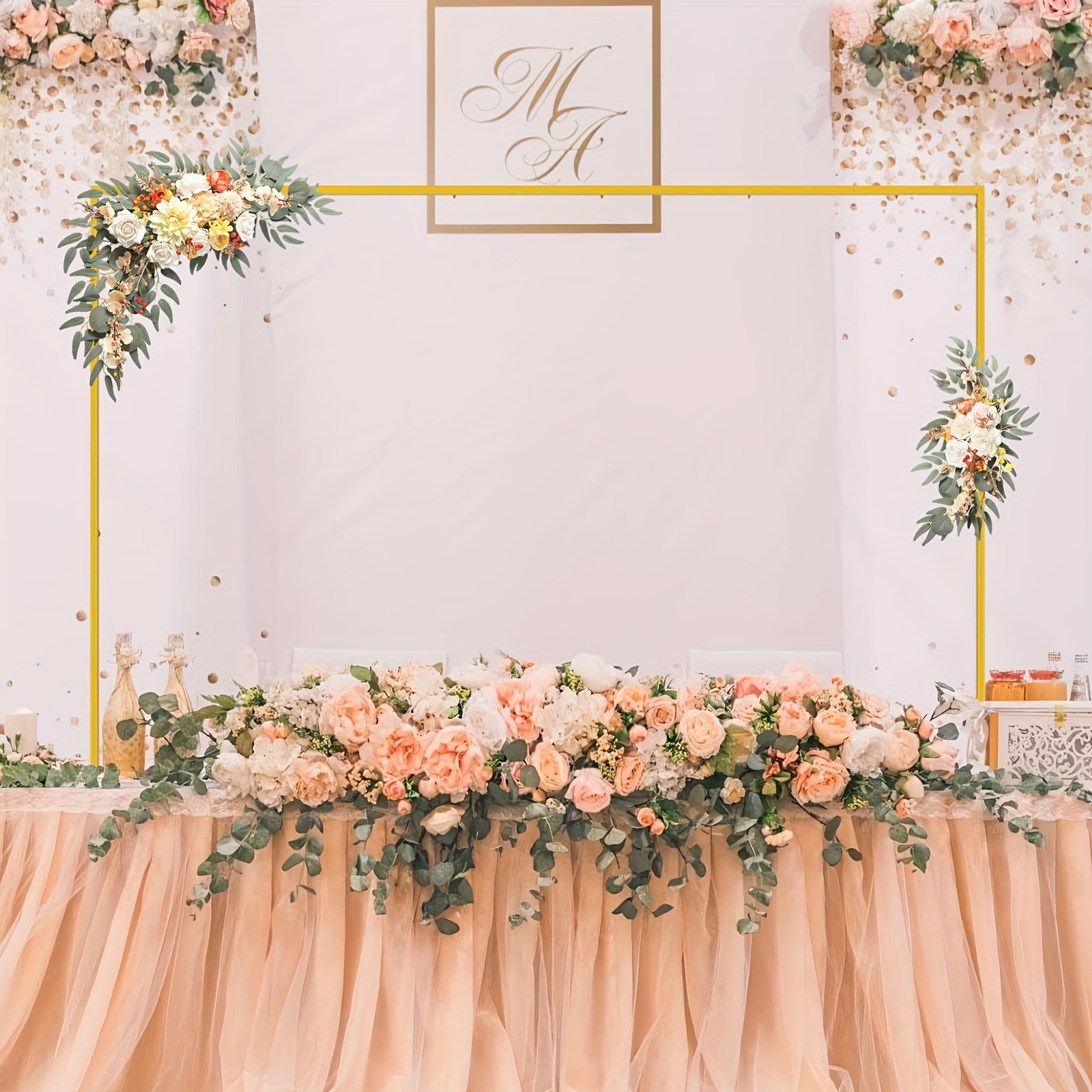 table rod stand clamps adjustable table arch stand 24" tall - Temu