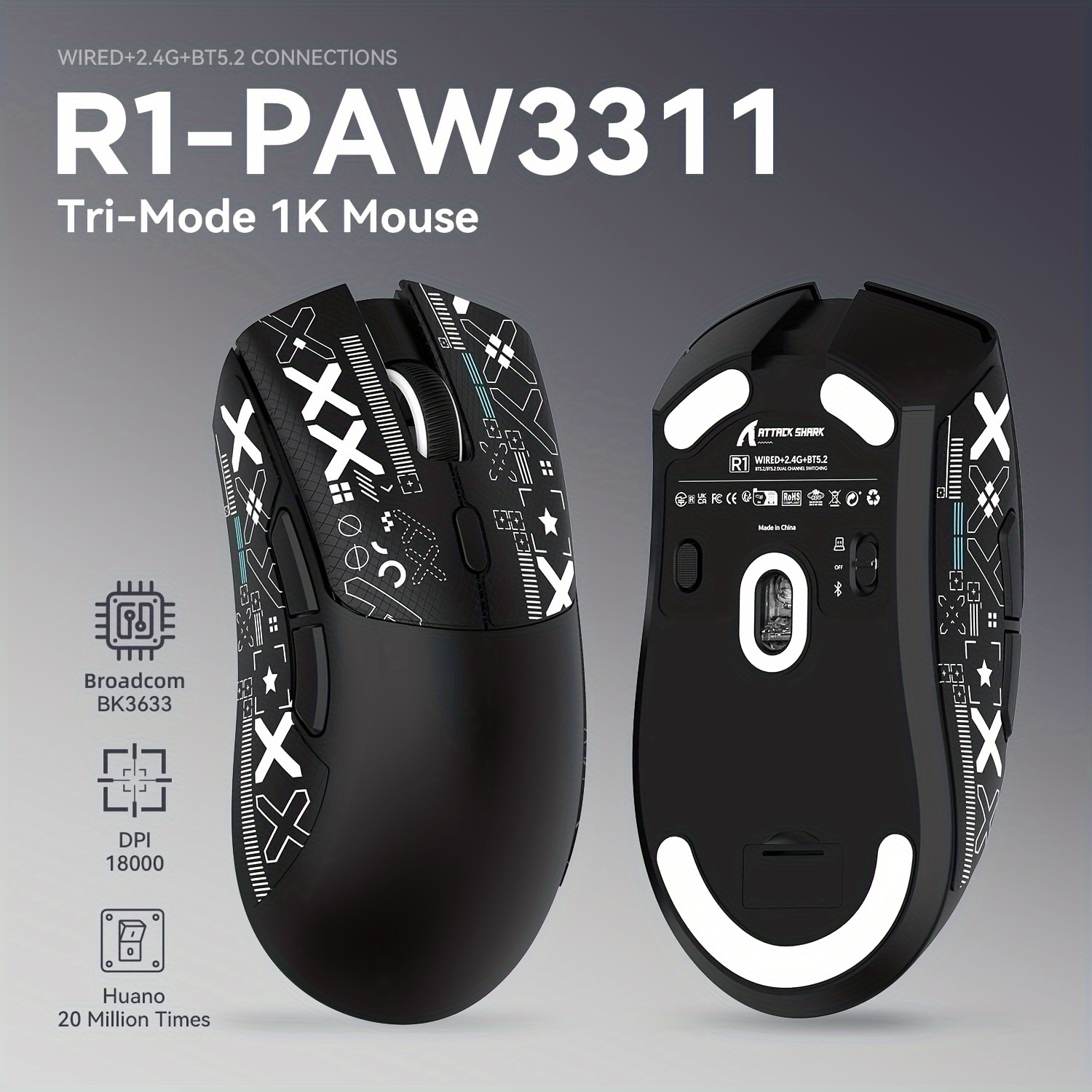gaming mouse sold on Temu United States