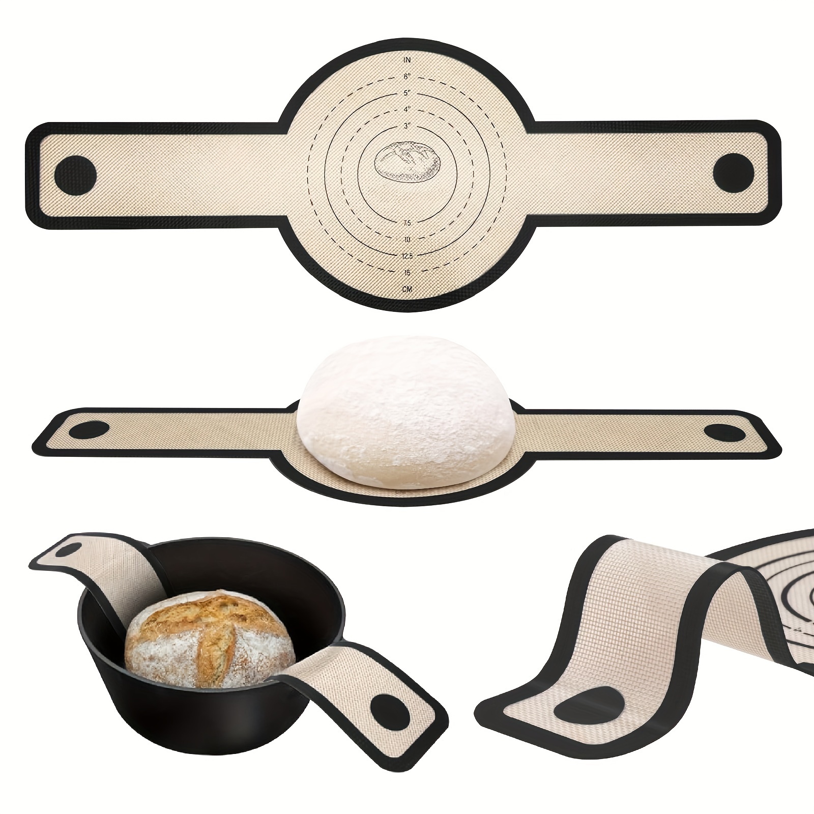 Silicone Bread Sling Oval Round Dutch Oven Non Stick - Temu Canada