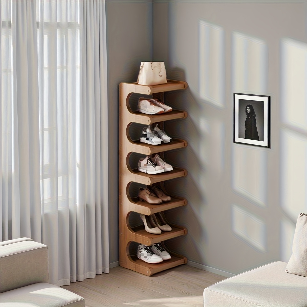 shoe rack sold on Temu United States