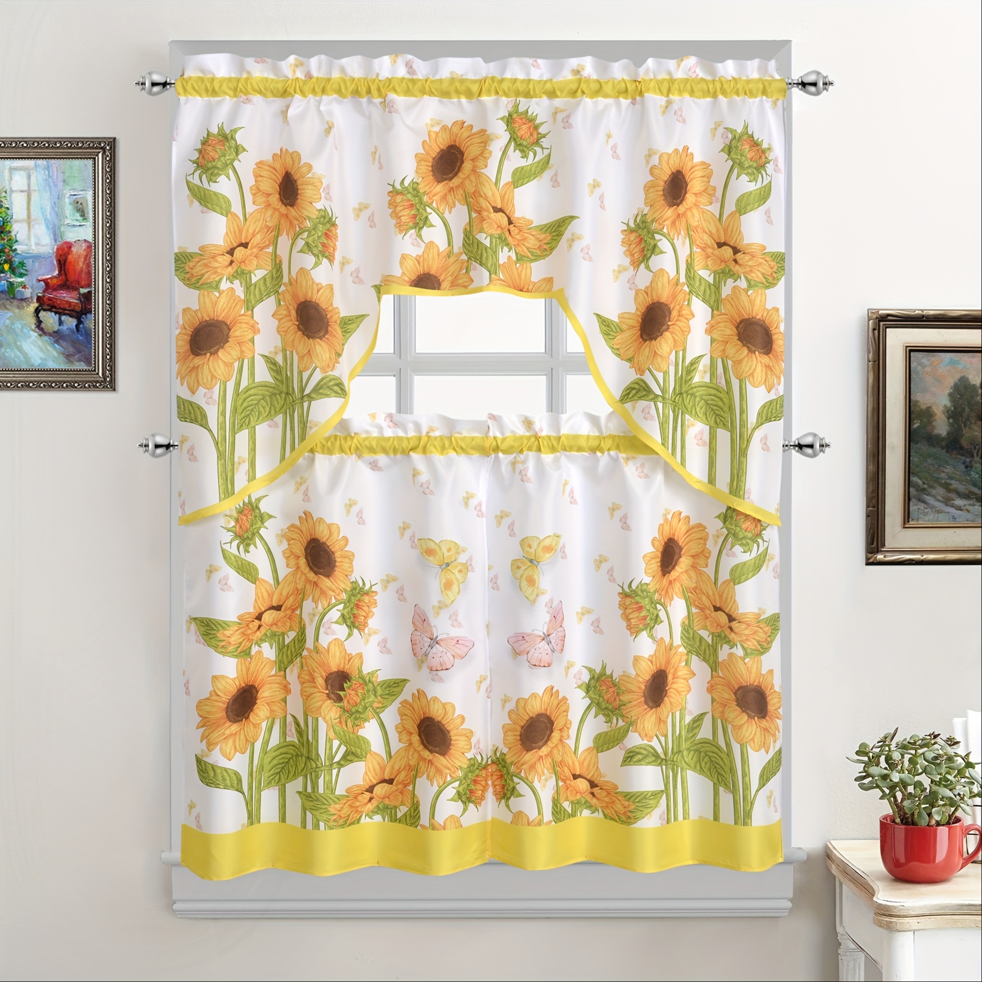 kitchen curtains sold on Temu United States