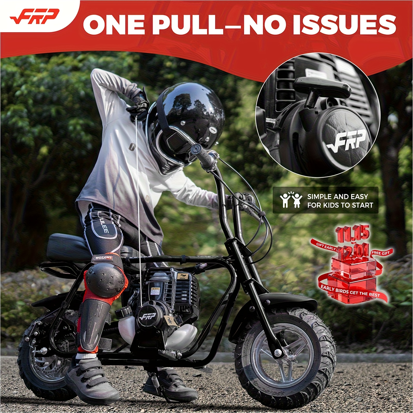 mini bikes sold on Temu United States