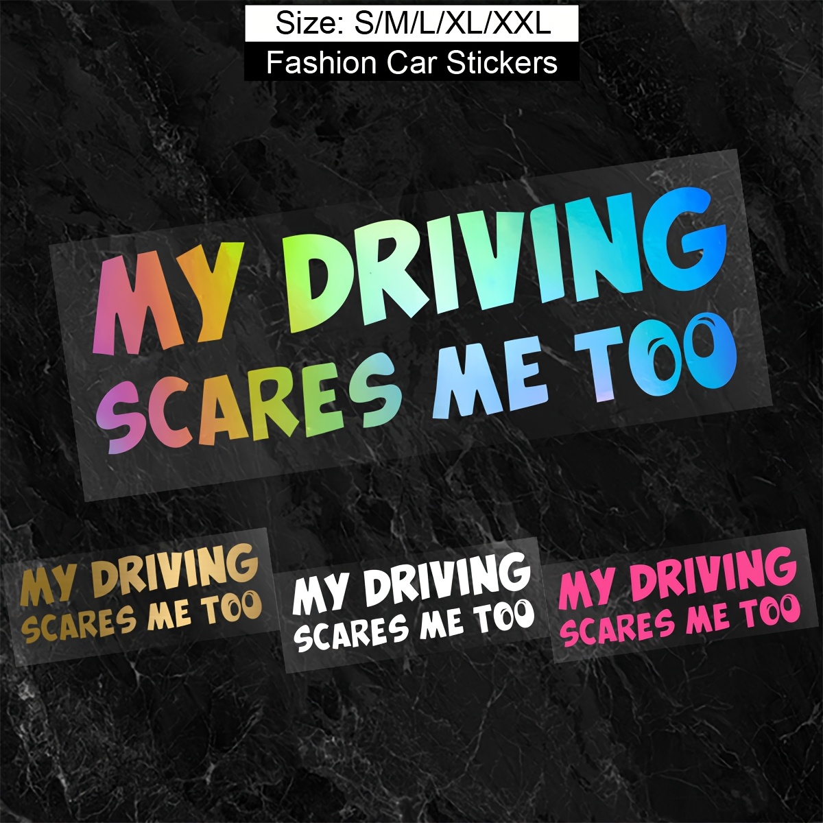 funny car decals sold on Temu New Zealand
