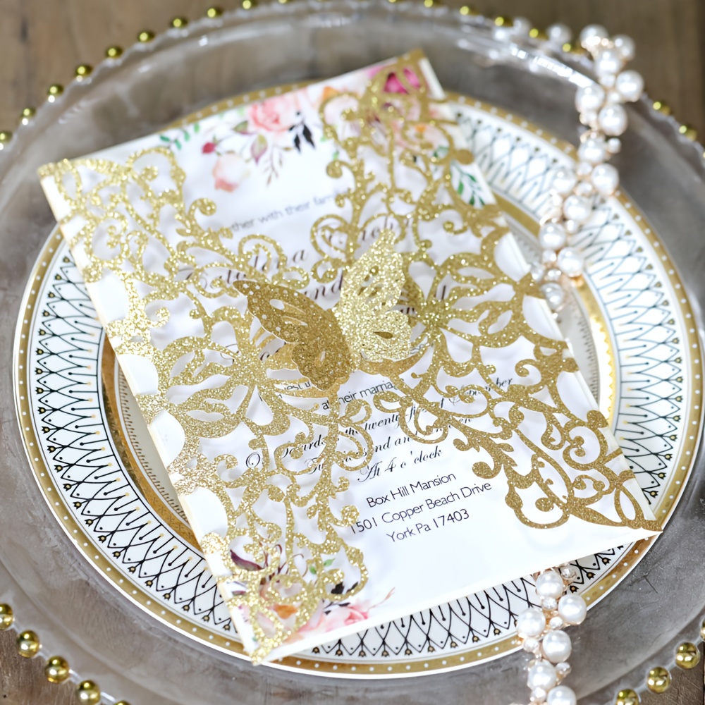 invitation cards sold on Temu United States
