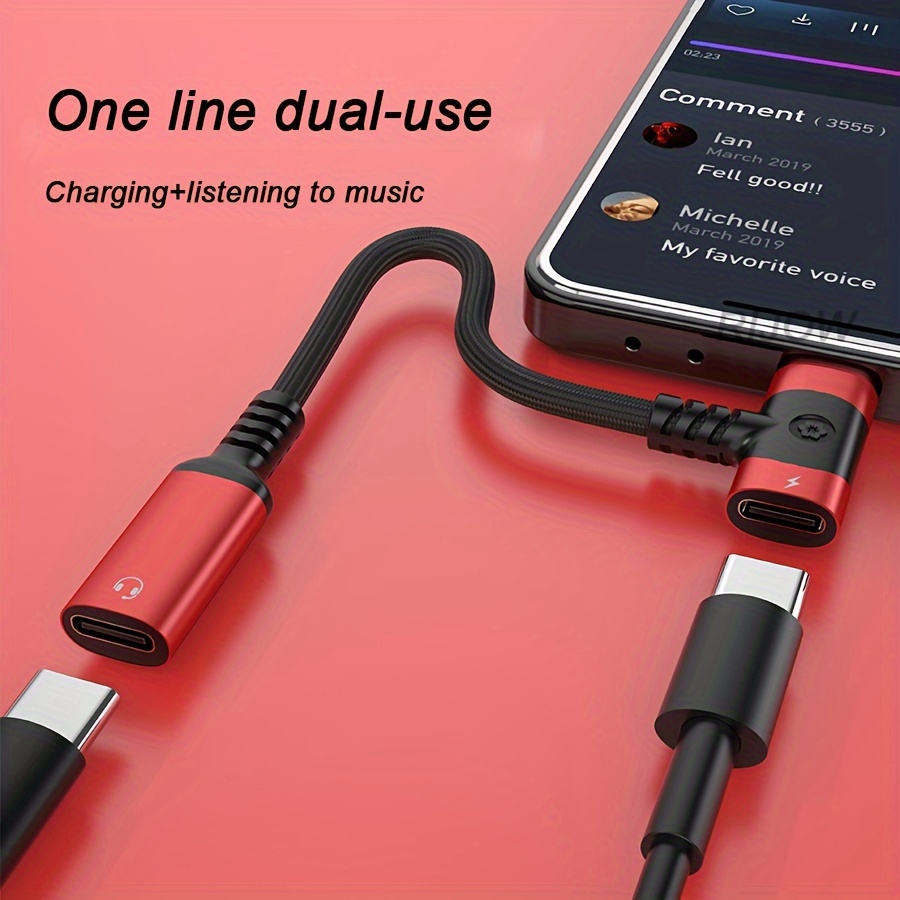 usb c headphone adapter sold on Temu United States