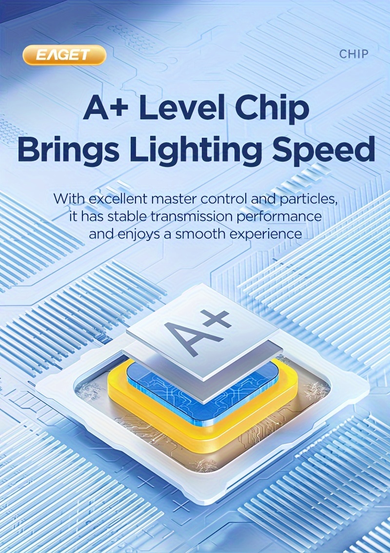 Eaget 2 in 1 Usb C Usb 3.2 Gen2 External Ssd Solid State - Temu