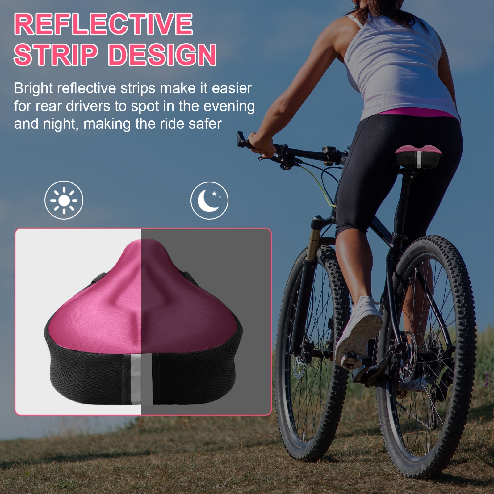 Women's gel bike seat cover store