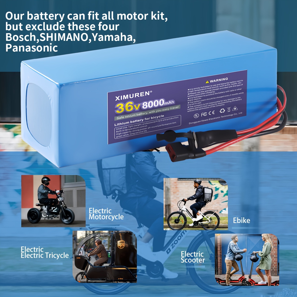 48v 36v 36v20ah E Battery E Battery 10ah 12ah 20ah 25ah 2a Charger T Xt60 And 20a Bms For 250w ...