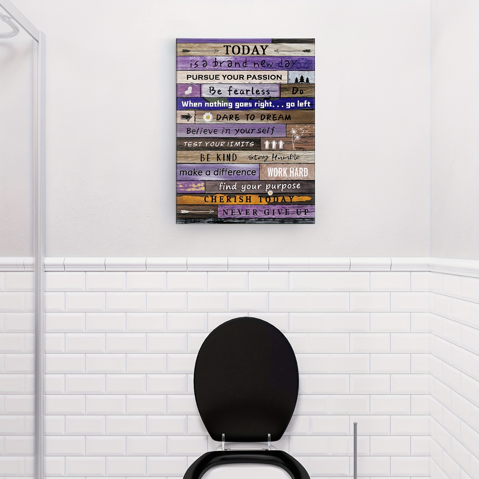 Inspirational Wall Art Canvas Print With Motivational Quotes For Home ...