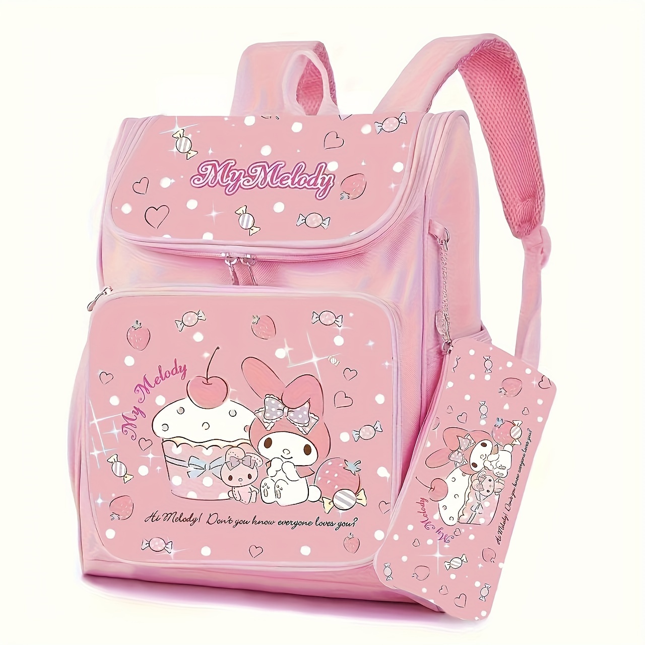 Backpack Pencil Case Cartoon Anime Schoolbag - Temu United