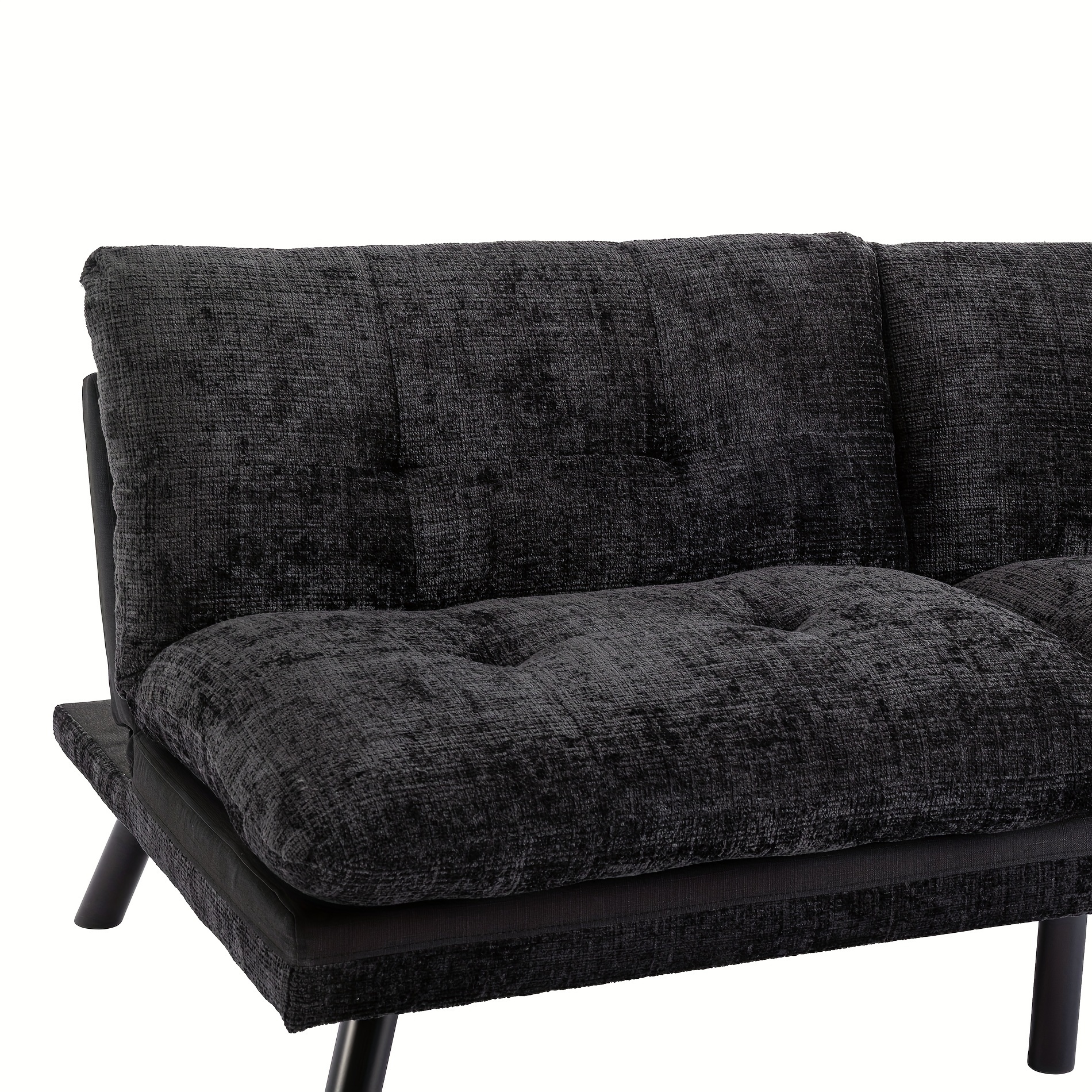 Convertible Sofa Bed Loveseat Futon Bed Breathable Adjustable Lounge ...