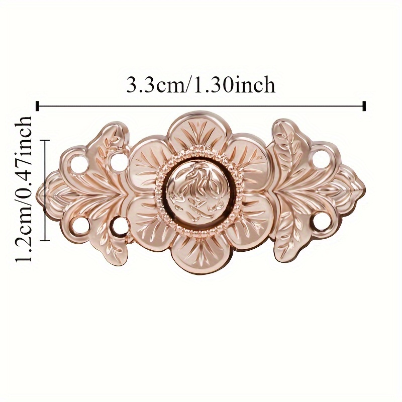 Vintage Chinese Style Metal Buttons Small Size Tang Qing - Temu Canada