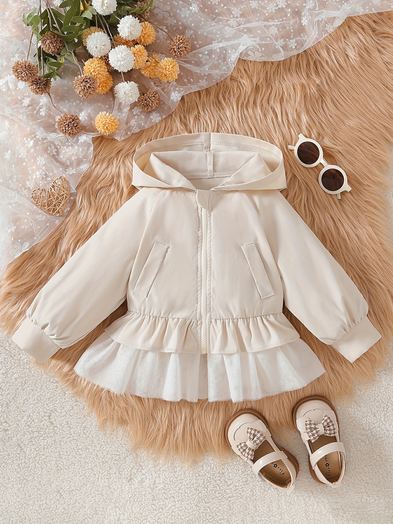 baby girl coats sold on Temu United States