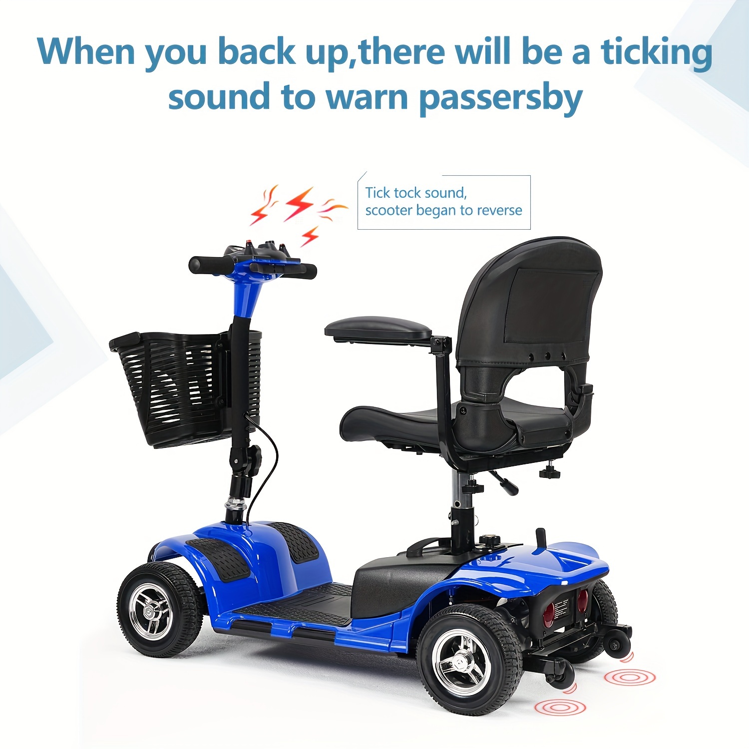 4 wheel Mobility Scooter Electric Power Outdoor Mobility - Temu