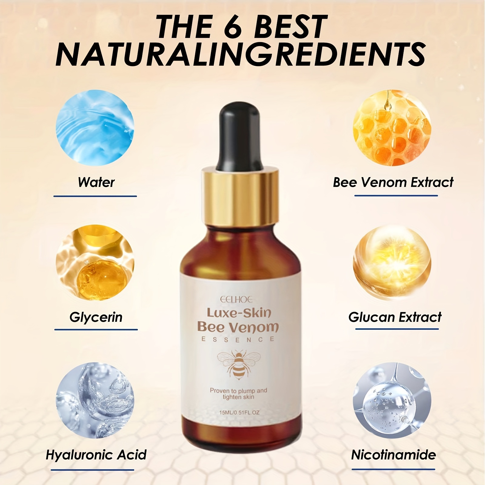 Men's Luxe skin Bee Face Serum Firming Eye Skin - Temu