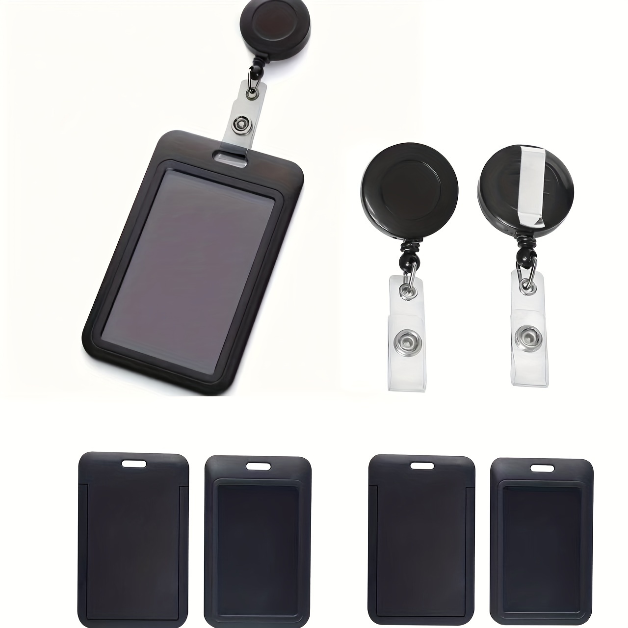 Retractable Badge Holders Carabiner Reel Clip Pull Cord Easy - Temu