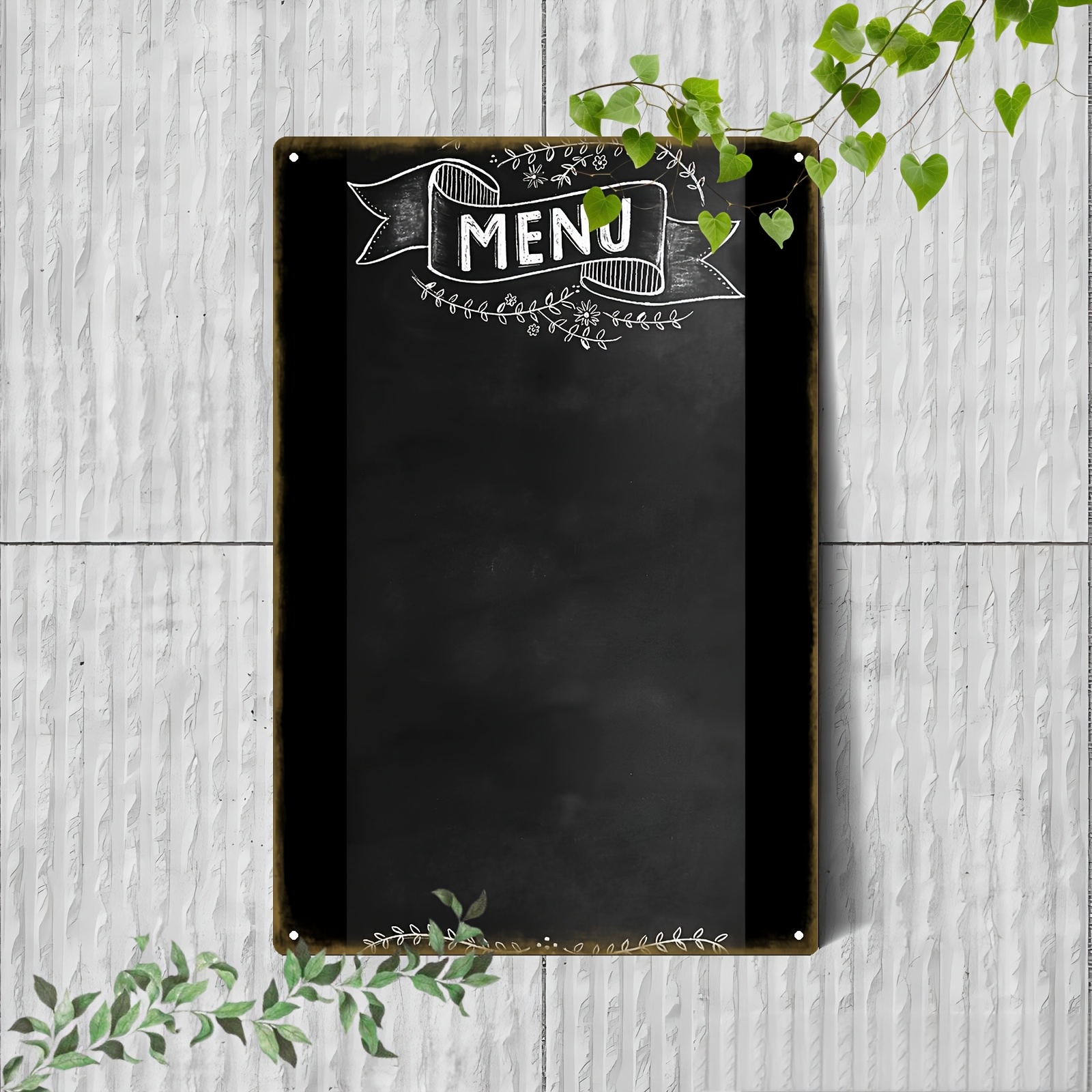 Blank Menu Board