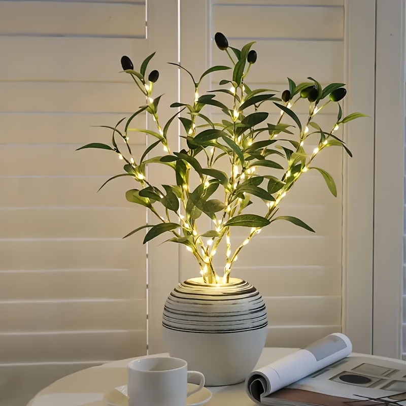 battery operated branch lights sold on Temu United States