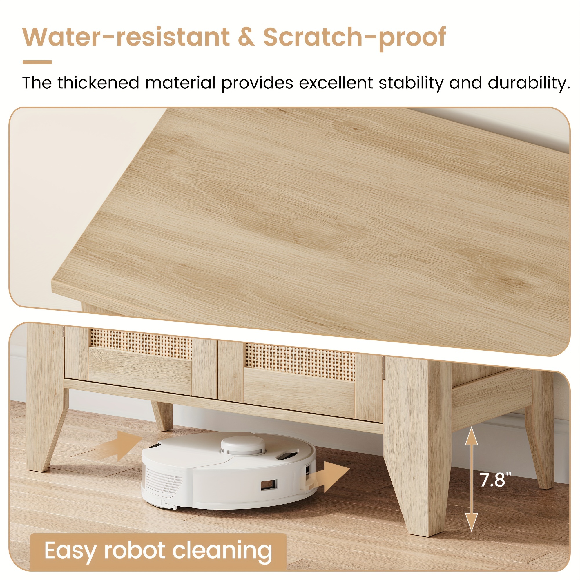 Buffet Cabinet Rattan Sideboard Small Storage Cabinet Door - Temu