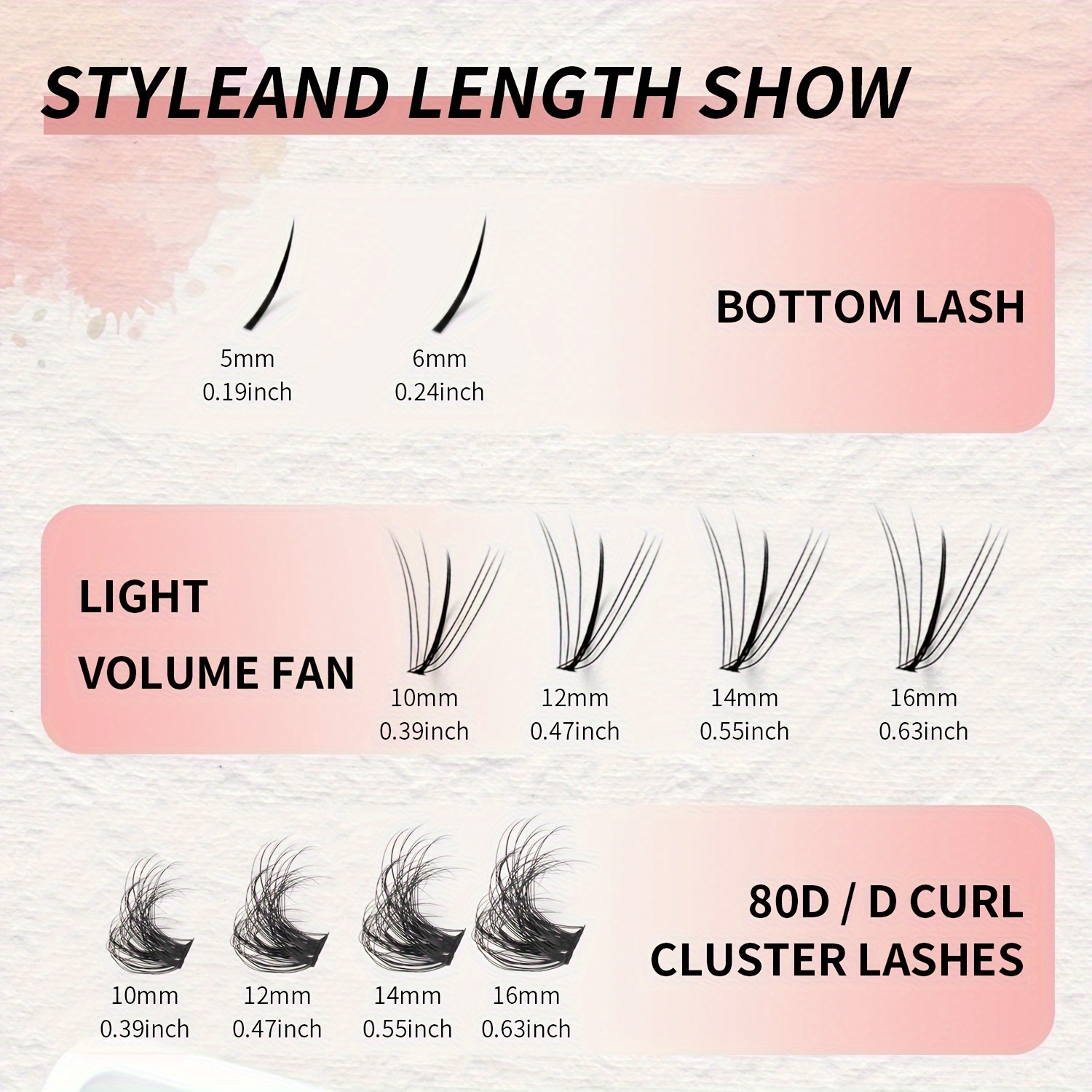 Diy Eyelash Extensions Kit Beginners 3 Styles In - Temu