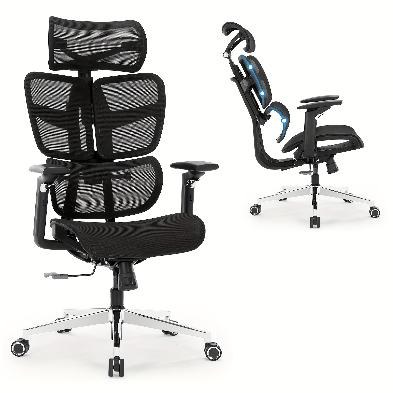 ergonomic mesh office chair sold on Temu United States