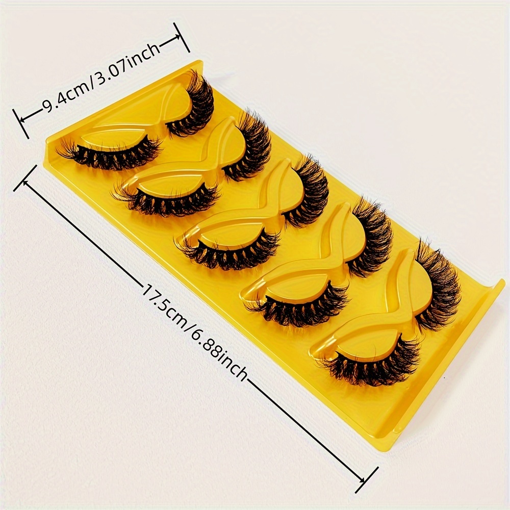 false eyelashes cat eye wispy end eye elongated thick - Temu Canada