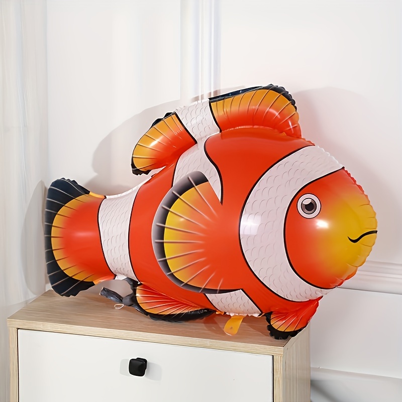 Extra Large Clownfish shaped Foil Balloon Ideal Ocean Themed - Temu ...