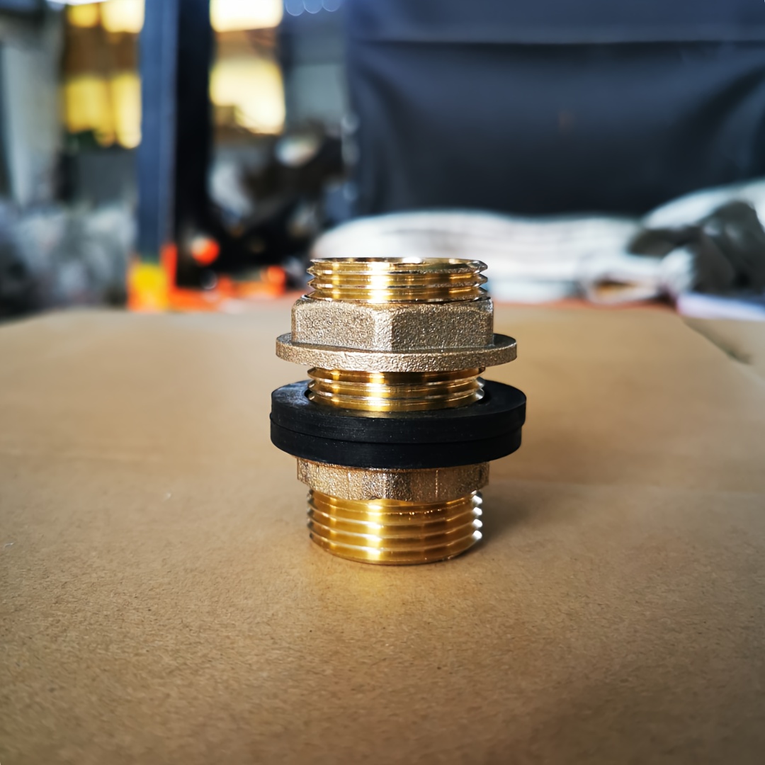 1pc Metal Double-headed Brass Water Tank Connector - 1/2", 3/4", 1 ...