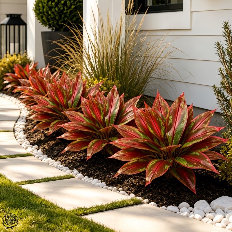 artificial outdoor plants sold on Temu United States