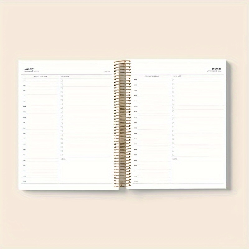 Dnevni planer i akademski kalendar za 2024. 2025. Tjedni - Temu Germany