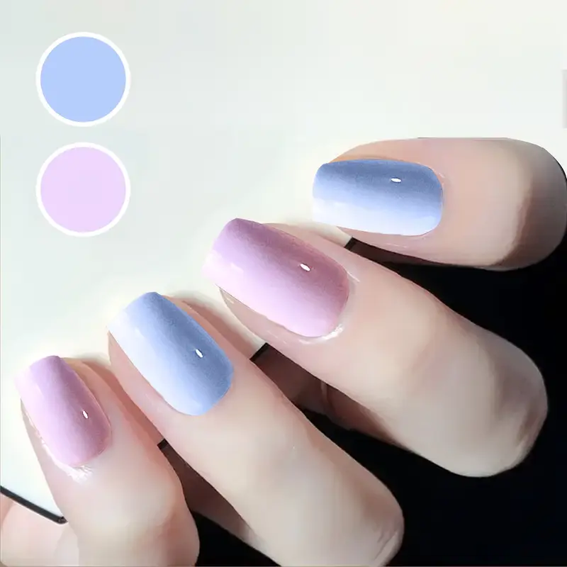 480개 12가지 색상 쇼트 오벌 프레스온 네일 다양한 솔리드 글로시 가짜 네일 팁 Diy 네일 디자인 올 Temu