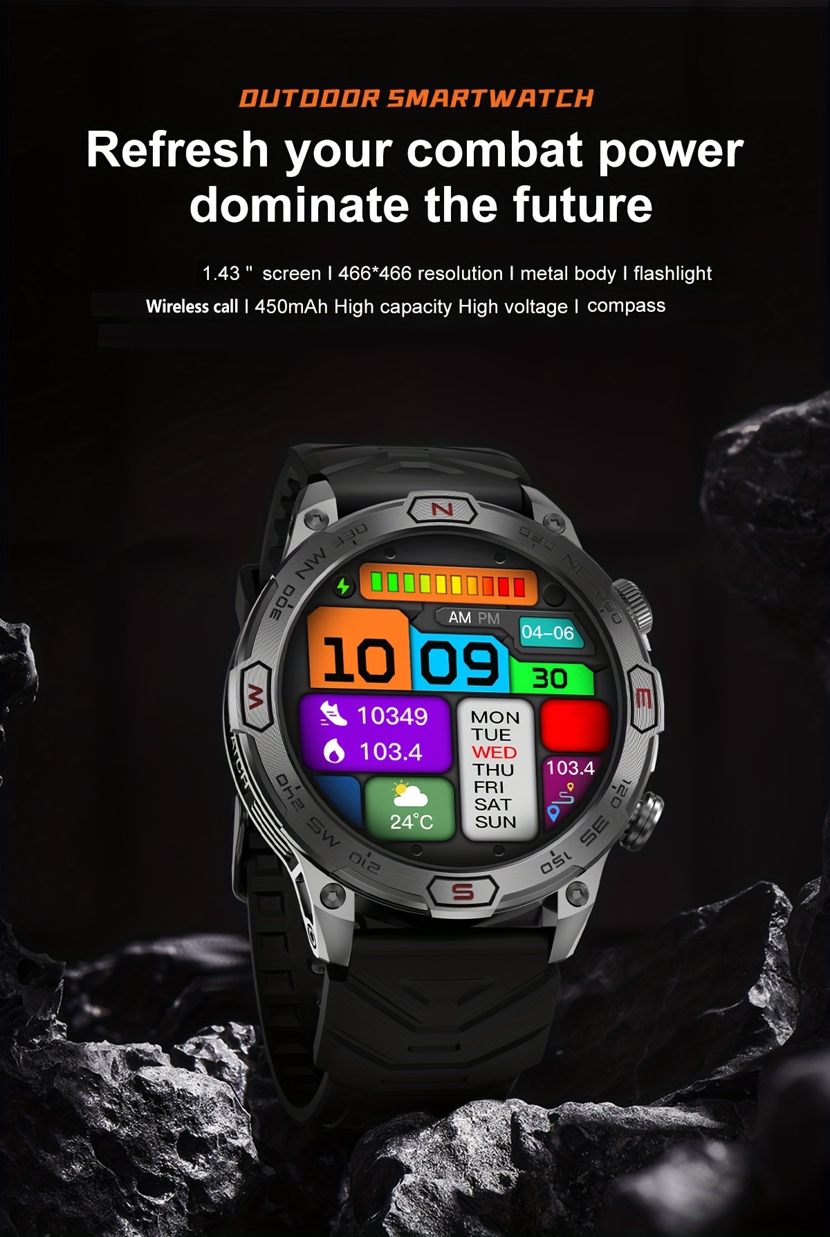 Maoyuan Smart Watch Men Voice Assistant Wireless Calling - Temu Australia