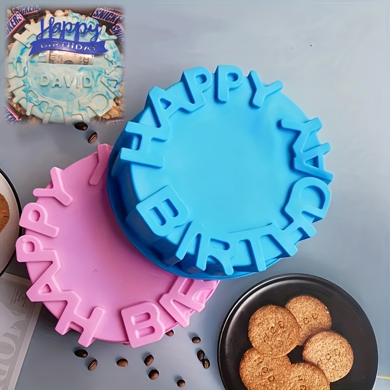 Happy Birthday Silicone Mold: Perfect Baking Delicious Cakes - Temu