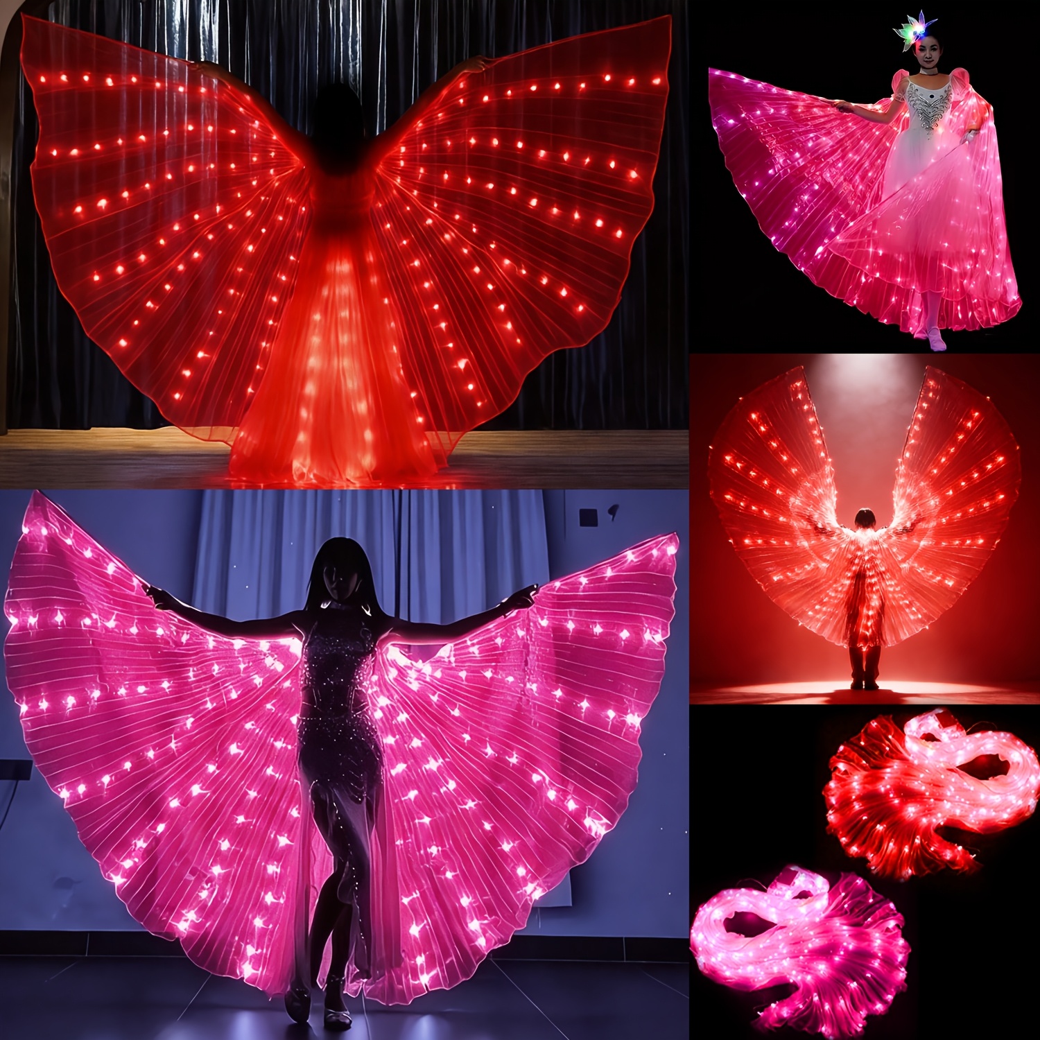 light up cape sold on Temu Australia