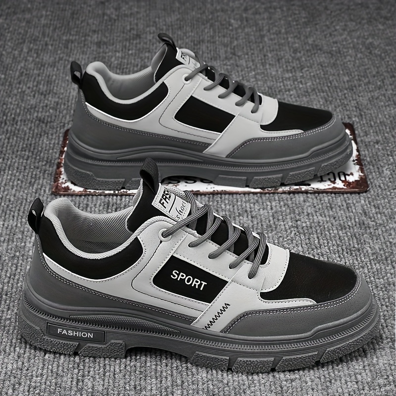 Mens Sturdy Work Shoes Lace Ups Comfortable And Breathable Shoes ...