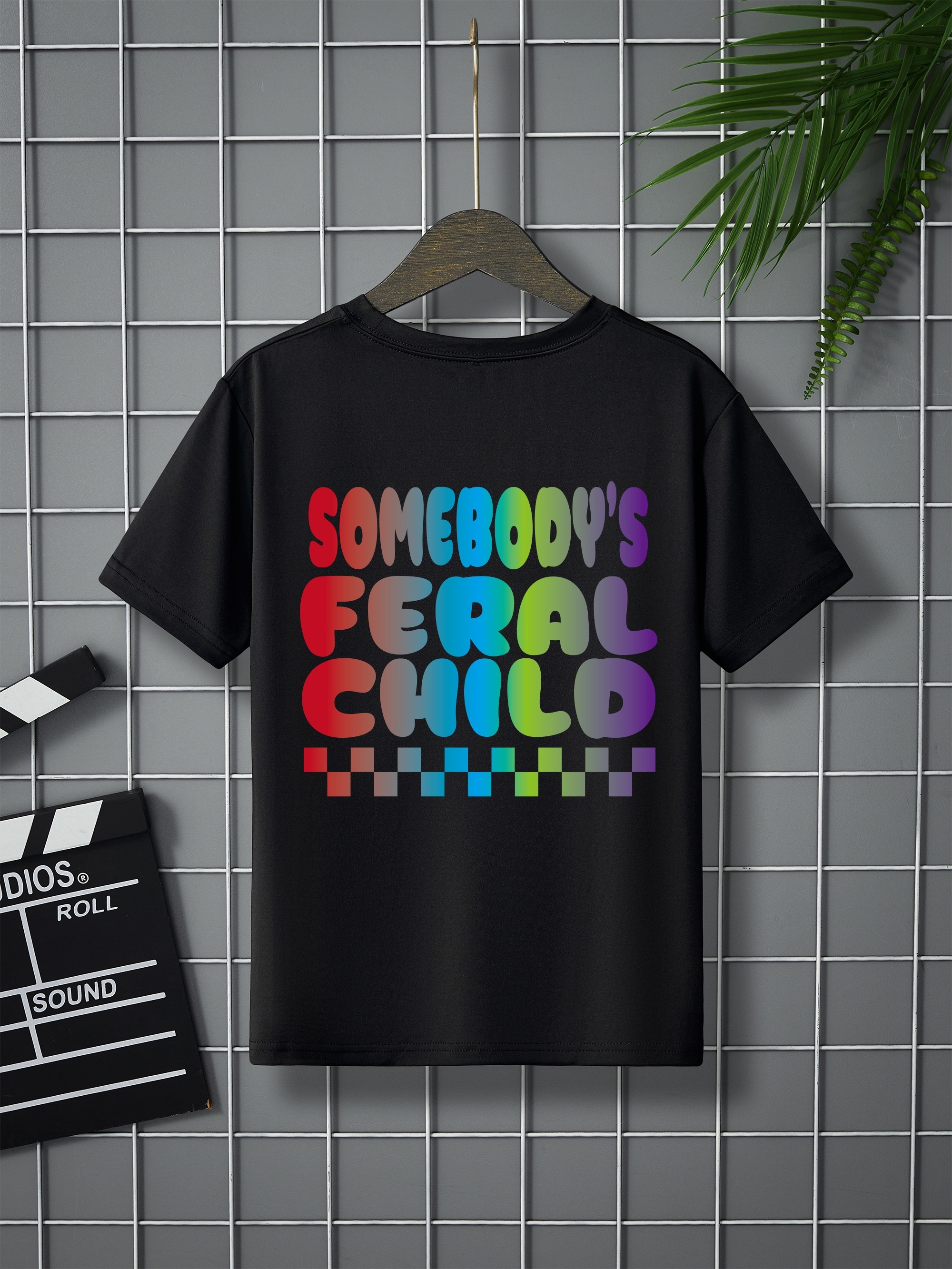 Trendy Colorful Letter Lightning Pattern T shirt Casual - Temu Australia