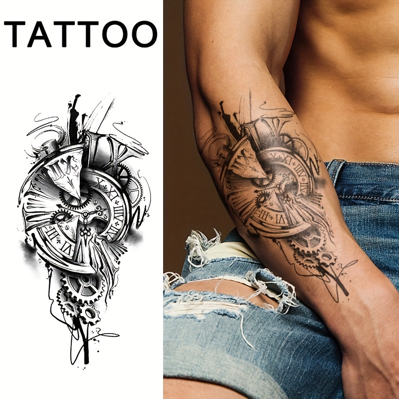 Realistic Elbow Tattoos