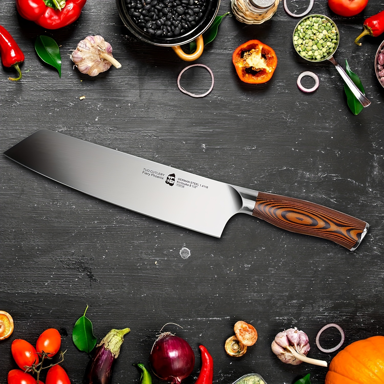 Tuo Knife Chinese Chef's Knife High Carbon German - Temu