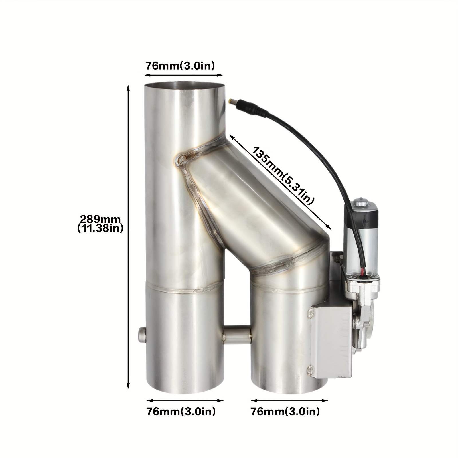 Universal Stainless Steel Exhaust Pipe Kit - Temu
