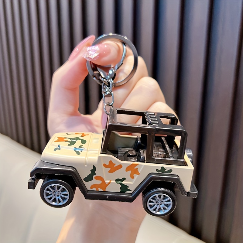 Police Car Model Keychain Pendant Car Bag Keychain - Temu United Kingdom