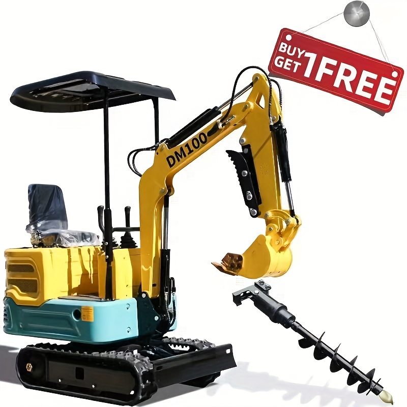 mini excavator sold on Temu United States