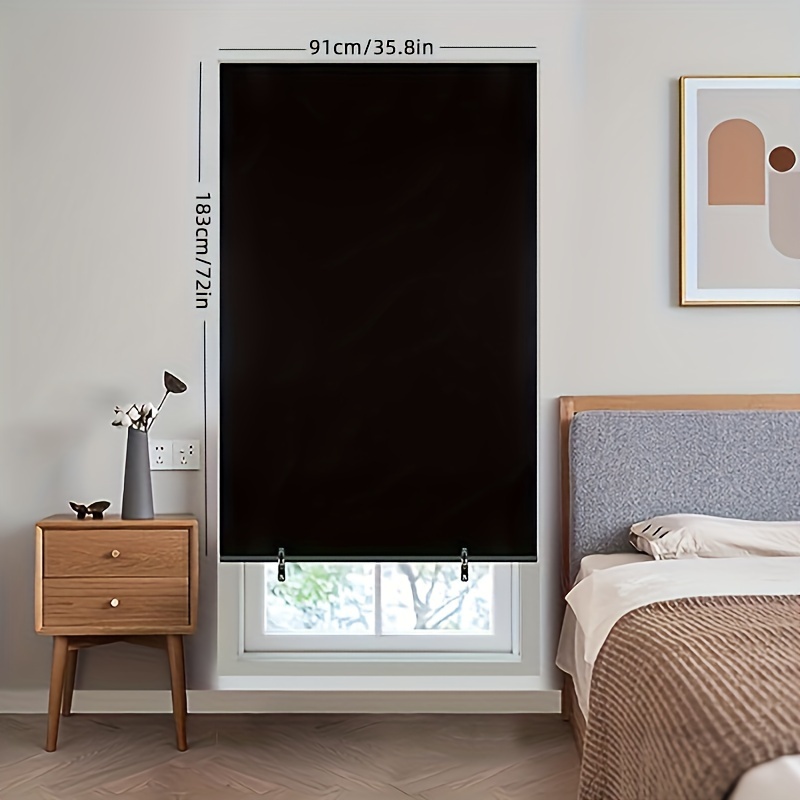Blackout Roller Shades Cordless Thermal - Temu Canada