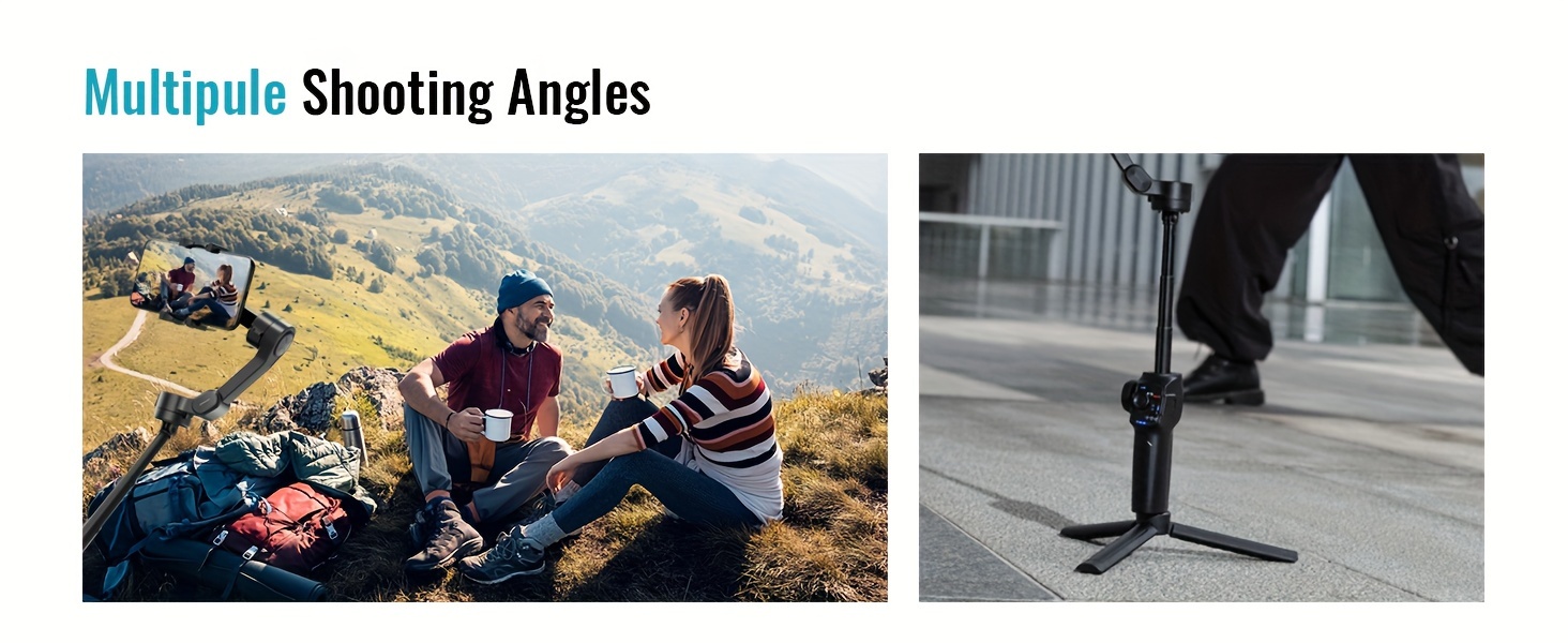 L9 Handheld Gimbal Stabilizer Built in Extension Rod - Temu