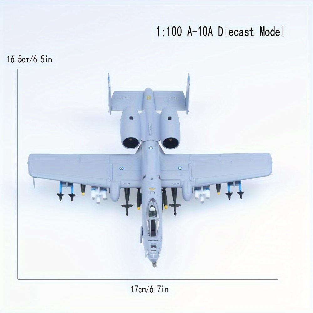 1/ Scale A10 A 10a Airplane Metal Military - Temu Australia