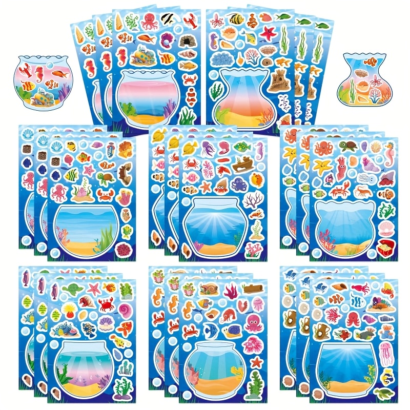 ocean stickers sold on Temu United States