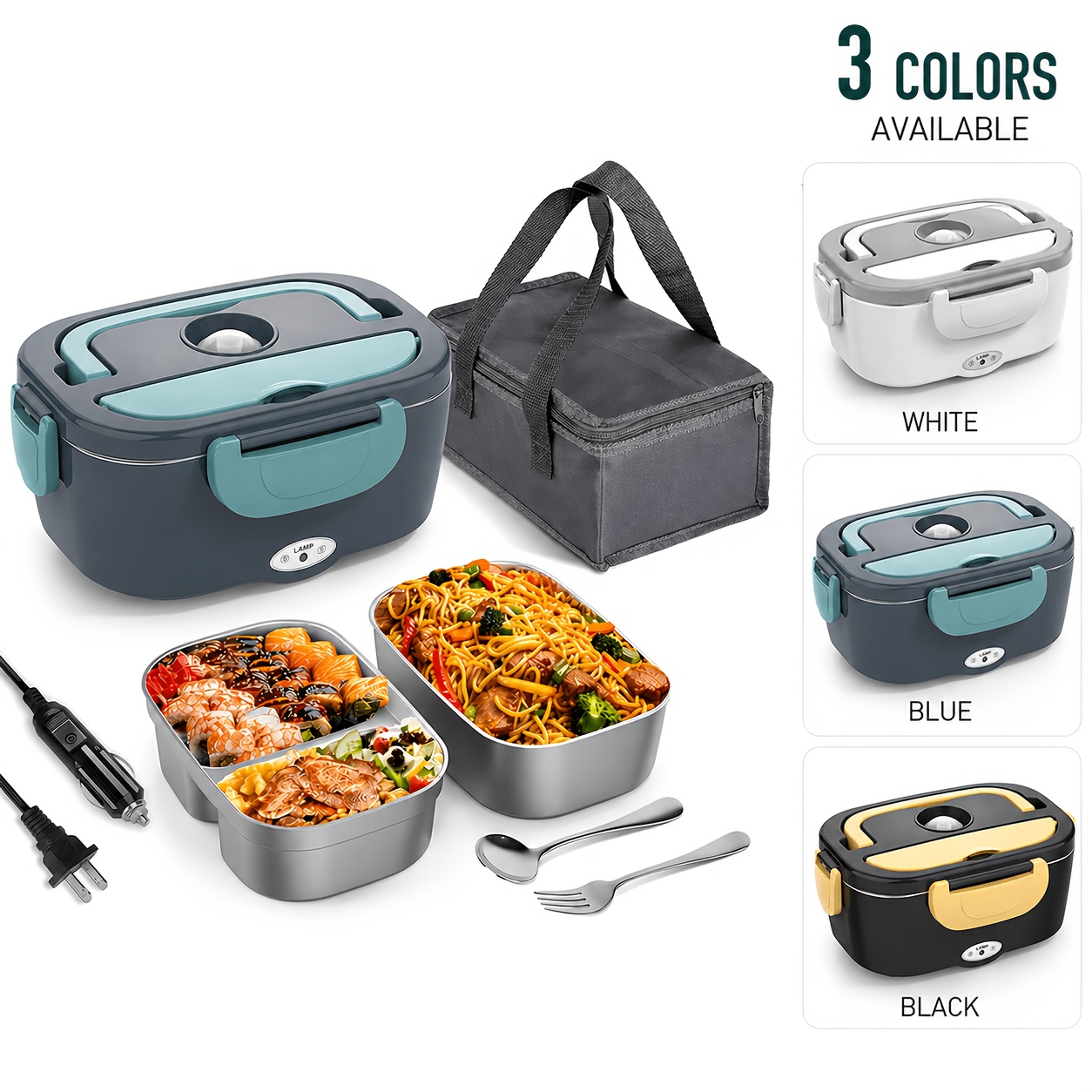 electric lunch box sold on Temu United States