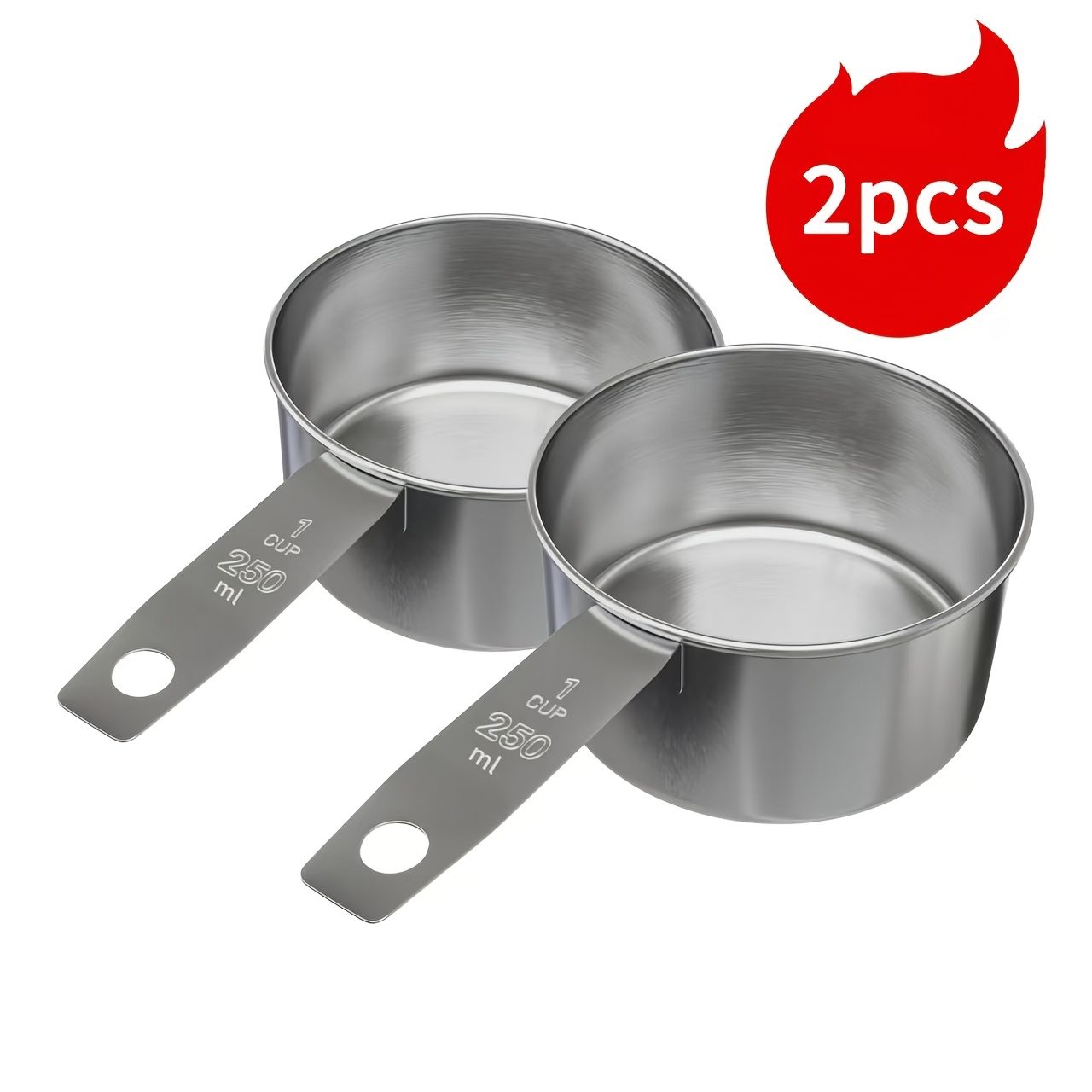 steel measuring cups sold on Temu United States