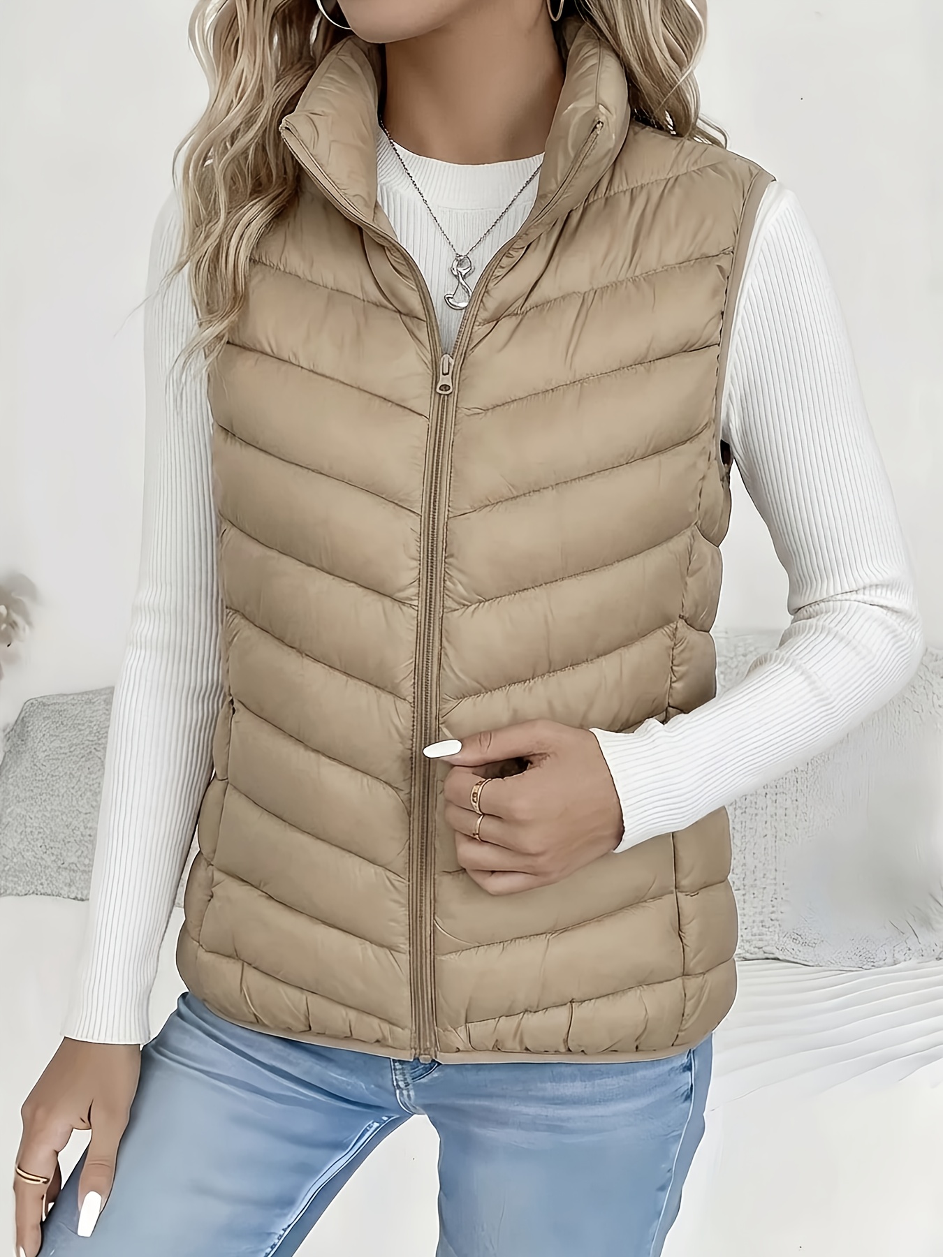 puffer vest women sold on Temu United States