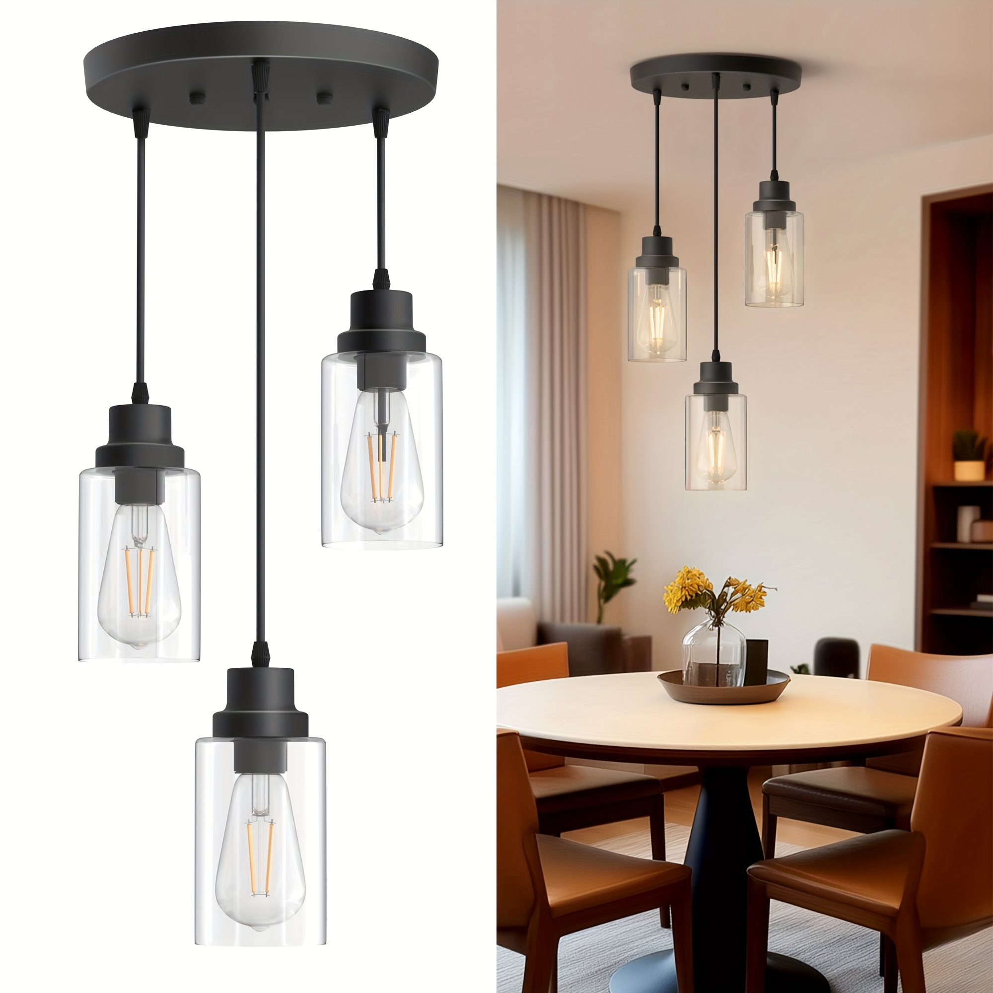 chandelier for dining table sold on Temu United States