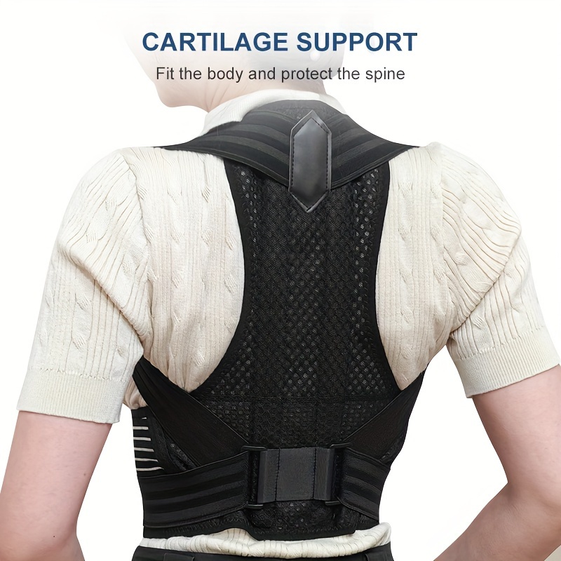 Breathable Woven Polyester Fiber Back Support Back Brace - Temu